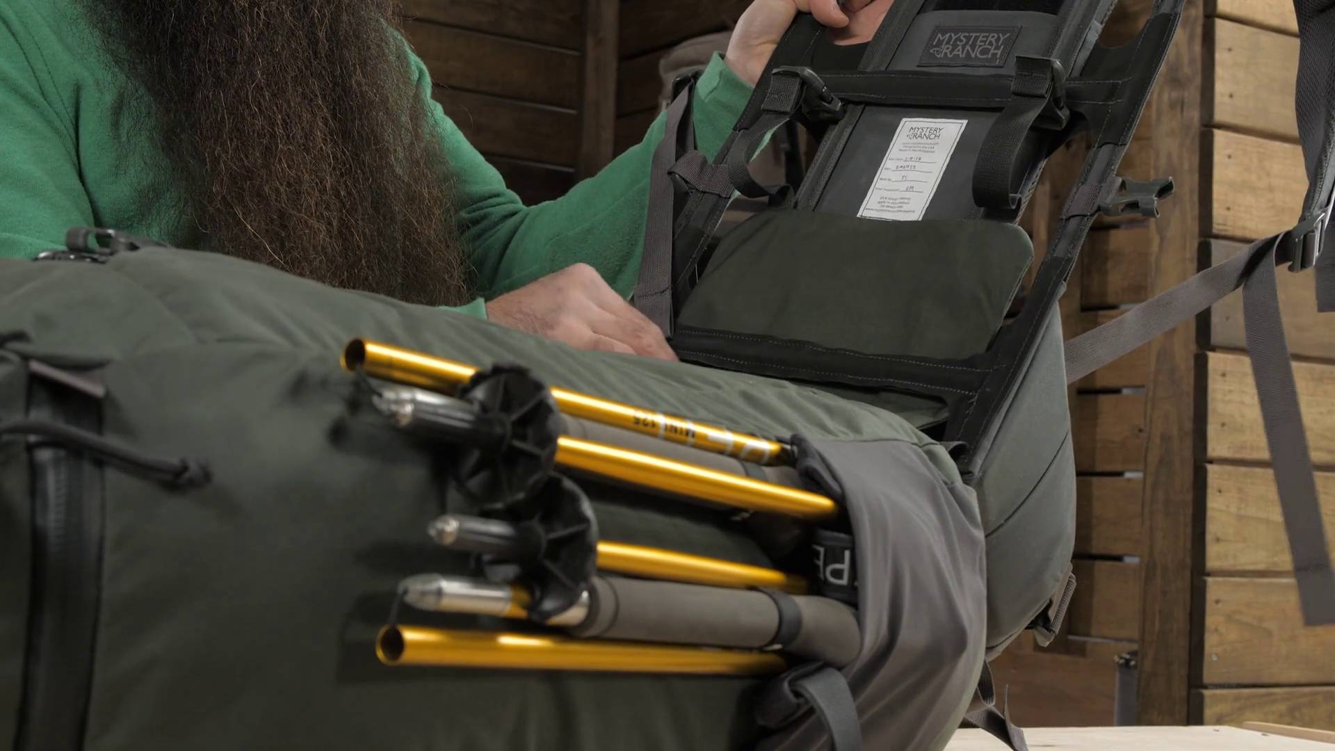 Setting Up the Overload Shelf on the Mystery Ranch Terraframe 3-Zip 50 ...