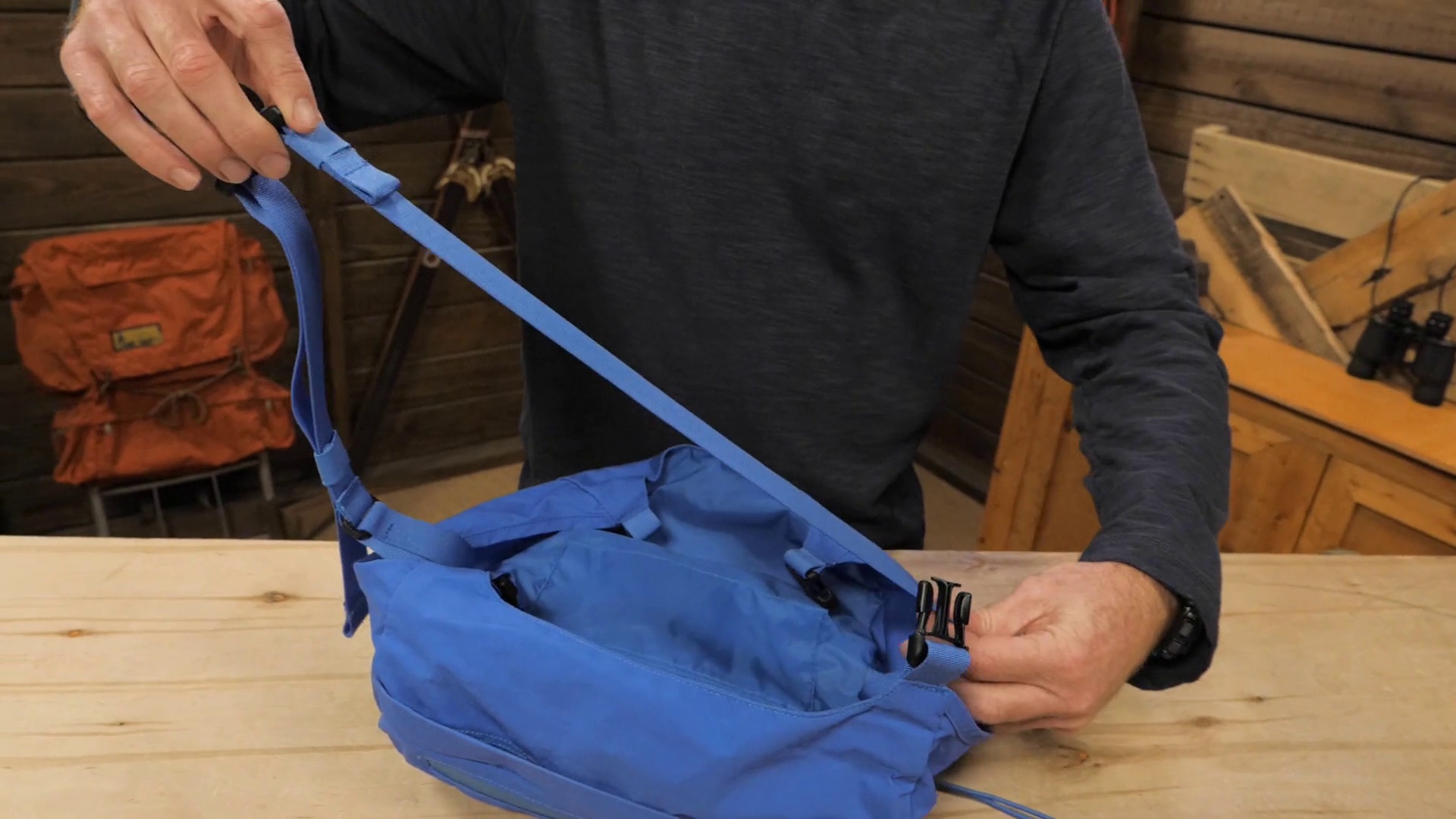 Converting the Fjallraven Kajka Backpack Lid Video